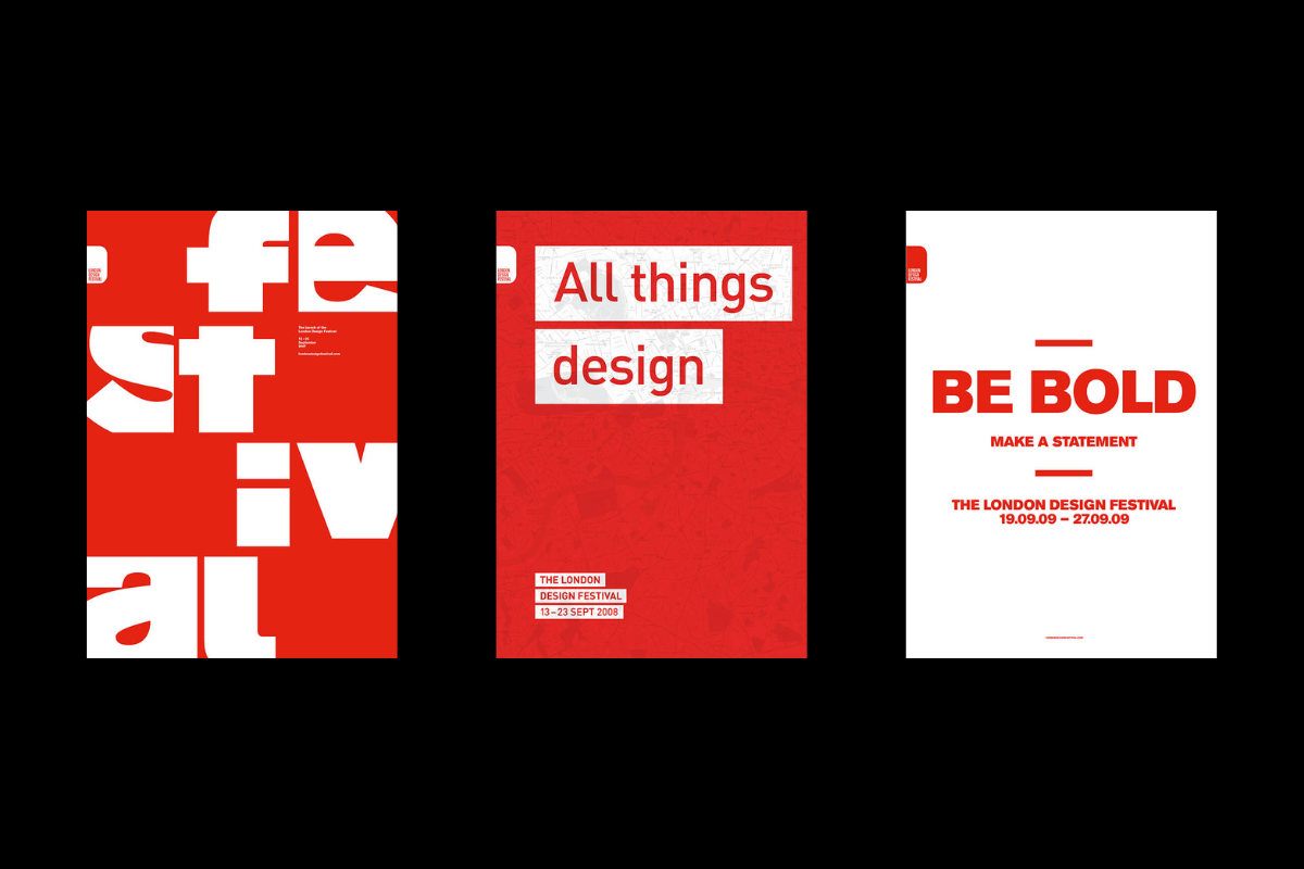 London Design Festival X Pentagram: the (many) visual identities, a ...