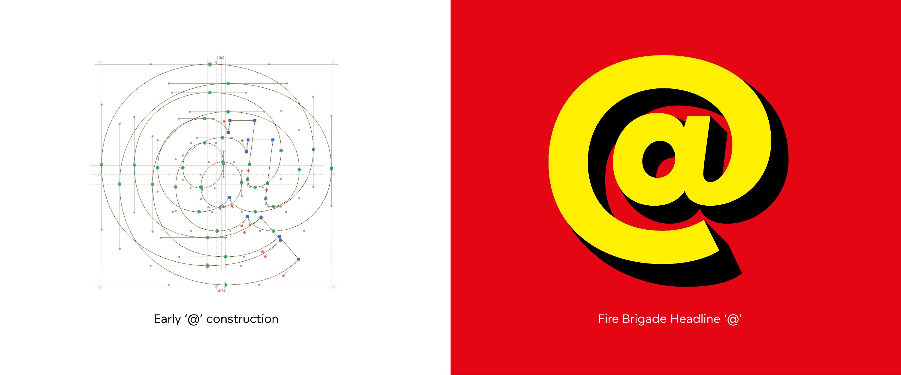 The Foundry Types X London Fire Brigade: this bold bespoke display ...