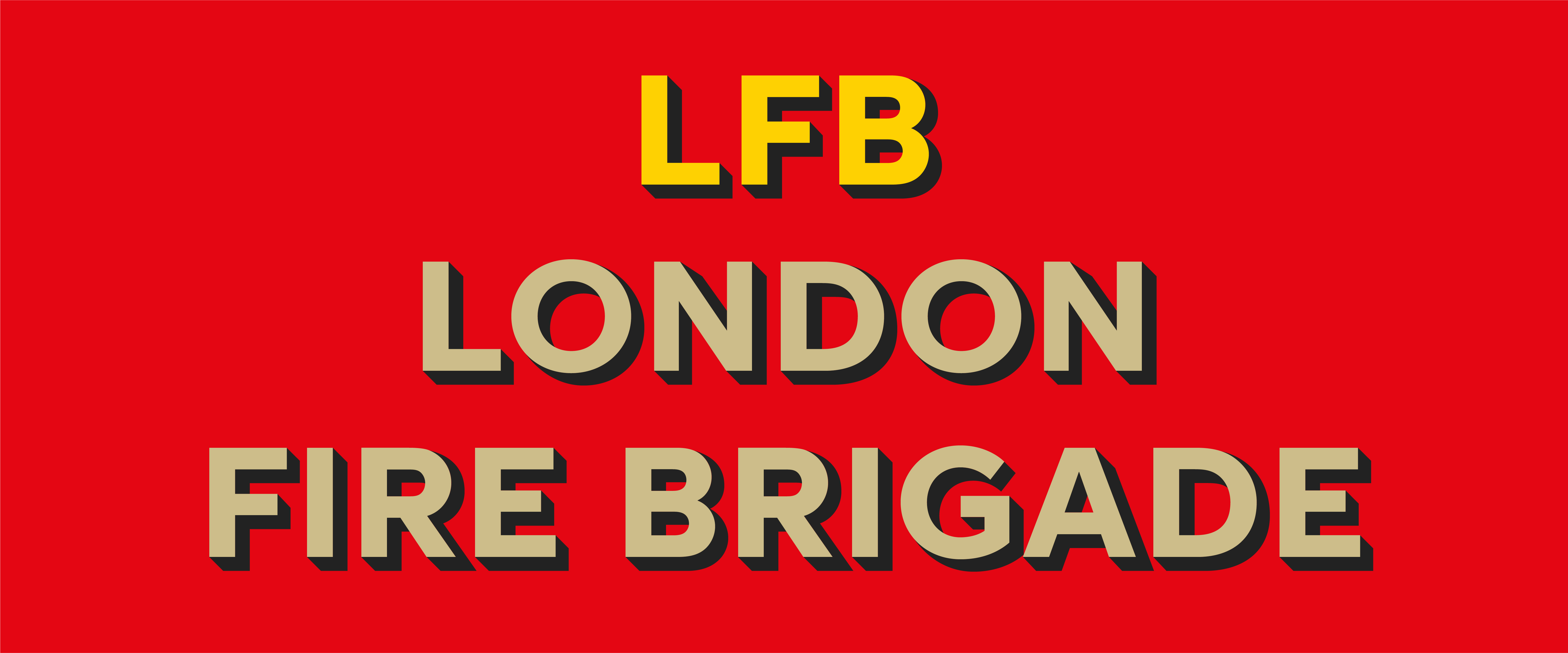 The Foundry Types X London Fire Brigade: this bold bespoke display ...