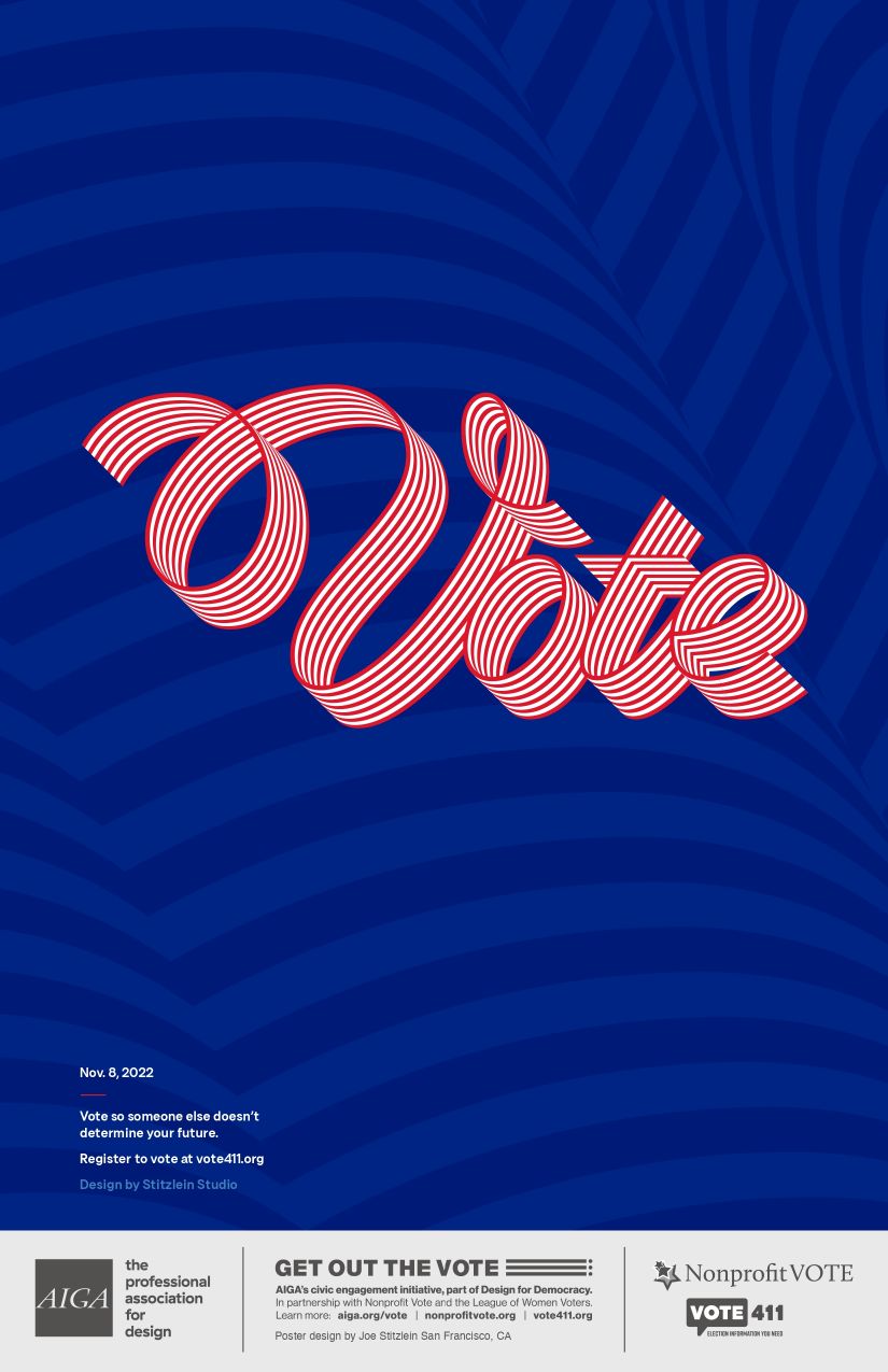 Get out the Vote with AIGA’s Design for Democracy initiative | TypeRoom
