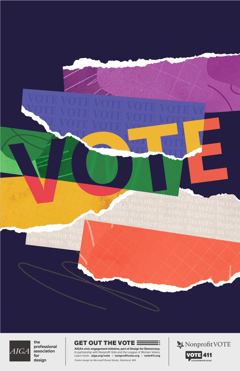 Get out the Vote with AIGA’s Design for Democracy initiative | TypeRoom