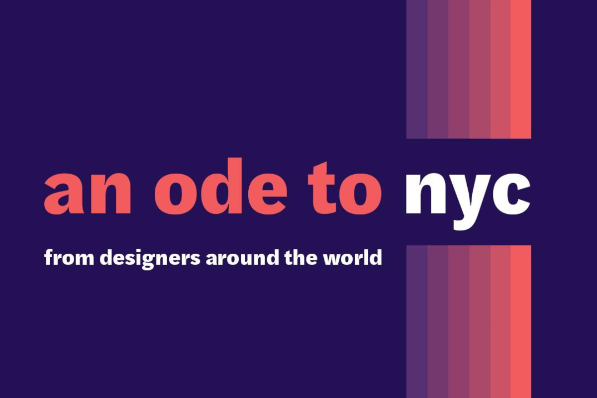 An Ode to NYC: be a design advocate with NYCXDESIGN Ode To NYC poster ...